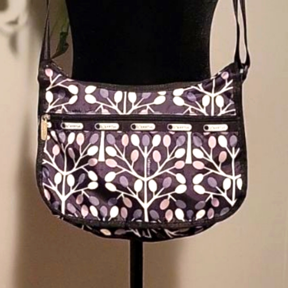 Le Sportsac Arbor Tree Large Expandable Messenger Bag… - Gem